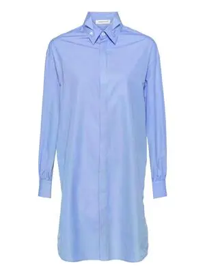 Undercover Panelled Cotton Shirt - Blue
