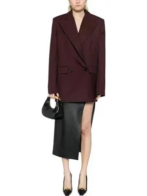 Nina Ricci Gabardine Blazer - Red