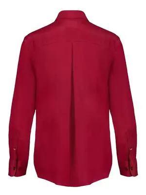 PAULA Silk Shirt - Red