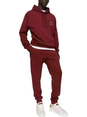 Dolce & Gabbana Motif-embroidered Pullover Hoodie - Red
