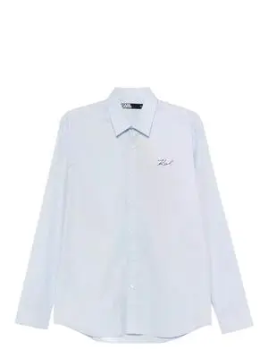 Karl Lagerfeld Logo-print Shirt - Blue