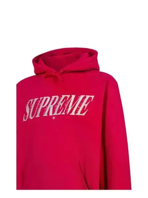 Supreme Crossover Logo-print Hoodie - Red