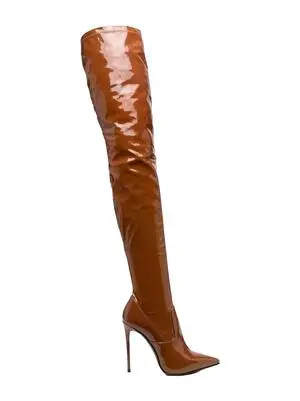 LE SILLA Eva Thigh-high Stiletto Boots - Brown