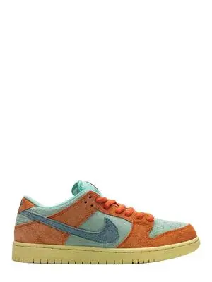 NIKE Nike SB Dunk Low Pro PRM Noise Aqua Suede Sneakers