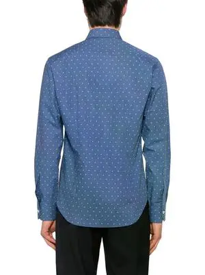 Paul Smith Polka Dot-print Shirt - Blue