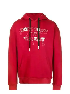 HACULLA. Cotton Hoodie - Red