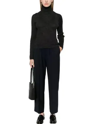 Fabiana Filippi Navy Jogging-fit Trousers - Blue
