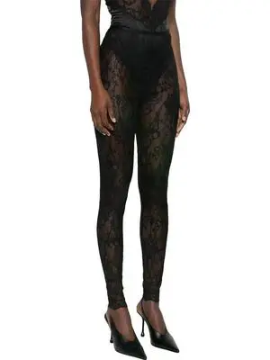 Givenchy Chandelier Lace Leggings - Black