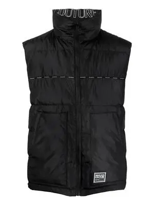 Versace Padded Gilet - Black