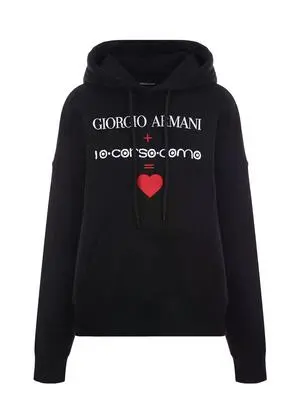Giorgio Armani X 10 Corso Como Cotton Hoodie - Black