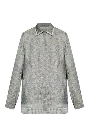 GOLDEN GOOSE Floral Print Shirt - Grey