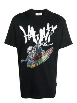 Philipp Plein Graphic-print Short-sleeved T-shirt - Black
