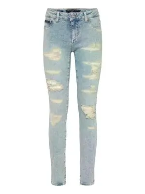 Philipp Plein High-waist Skinny Jeans - Blue