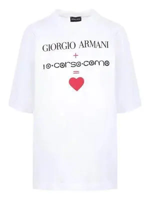 Giorgio Armani X 10 Corso Como Cotton T-shirt - White