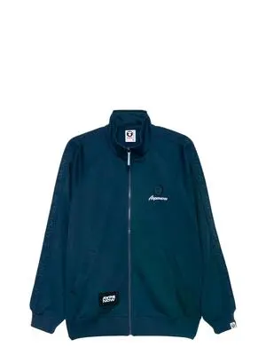 AAPE BY *A BATHING APE Moonface-logo Track Jacket - Blue