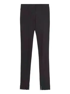 BURBERRY Fringed-Edge Leggings