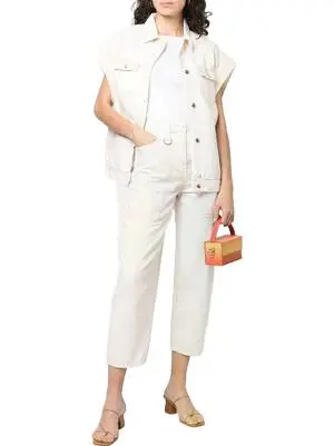 IRO PARIS Liouquet Cropped Jeans In Blush - Pink