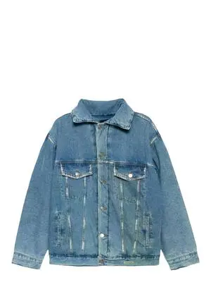 GROUND ZERO Denim Trucker Jacket - Blue