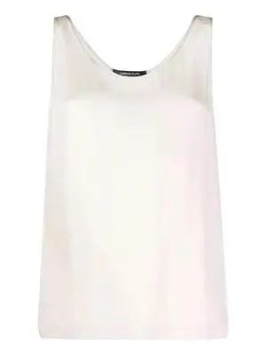 Fabiana Filippi Scoop Neck Tank Top - Neutrals