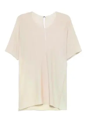 LABEL UNDER CONSTRUCTION Raw Edge T-shirt - Neutrals
