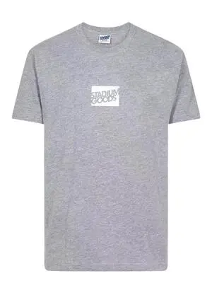 STADIUM GOODS Boxed Tilt Logo Heather T-shirt - Grey