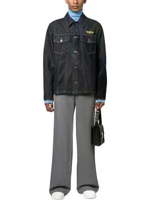 Off-White Wave Off Denim Jacket - Blue