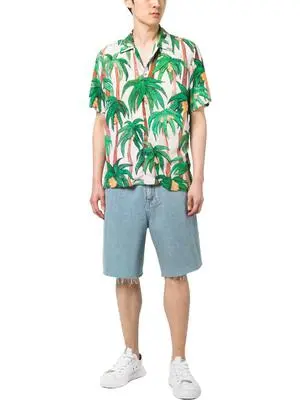 ENDLESS JOY Palm Tree-print Shirt - Multicolour