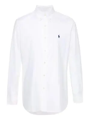 Polo Ralph Lauren Polo Pony-embroidered Poplin Shirt - White