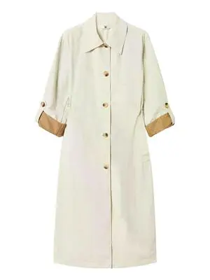 TWINSET Two-tone Trench Coat - Neutrals