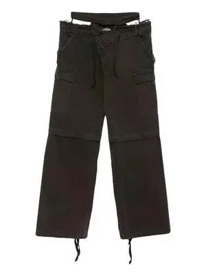 Ottolinger Wide-leg Cargo Trousers Cedar - Brown