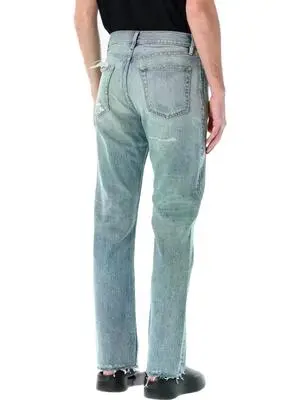 Fear Of God Ripped Detailing Jeans - Blue