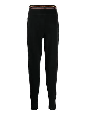 Paul Smith Stripe-trim Track Pants - Black