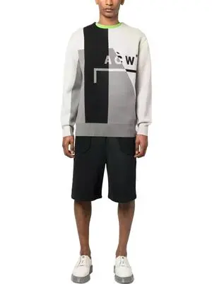 A-COLD-WALL* Logo Patch Bermuda Shorts - Black