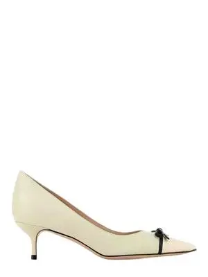 Valentino Garavani Valentino Garavani Pointed Toe Patent Leather Pumps Neutrals