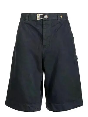 OBJECTS IV LIFE Buckle-Detail Cotton Denim Shorts