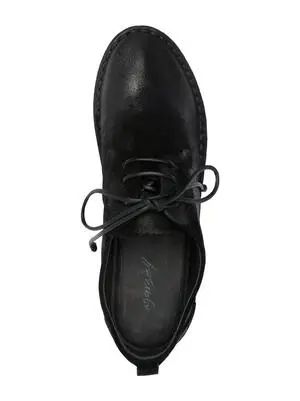 Marsèll Sancrispa Alta Suede Derby Shoes - Black