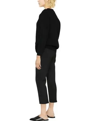 Peserico Slim-fit Cropped Trousers - Black