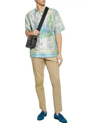 Etro Tailored Cotton Trousers - Neutrals