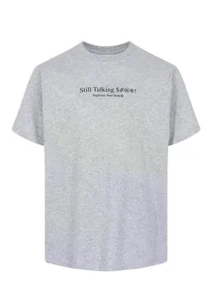 Supreme Still Talking Crew-neck T-shirt - Grey