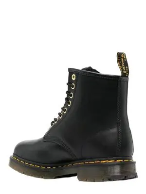 Dr. Martens 1460 Smooth Leather Lace Up Boots - Black