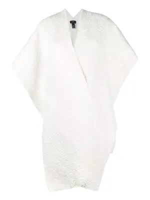 Voz Cotton Short-sleeve Cardigan-coat - White