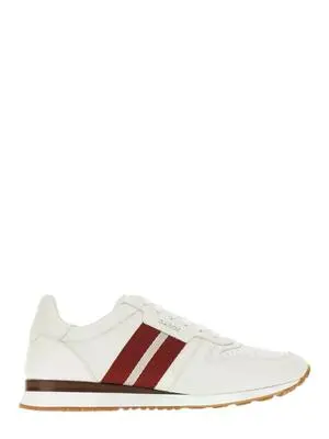 Bally Leather Panelled Sneakers - Neutrals