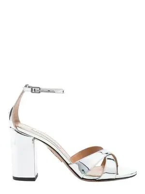 AQUAZZURA Divine 90mm Sandals - Silver