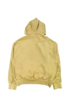 Fear Of God FEAR OF GOD ESSENTIALS Slogan-Print Cotton Blend Hoodie Neutrals