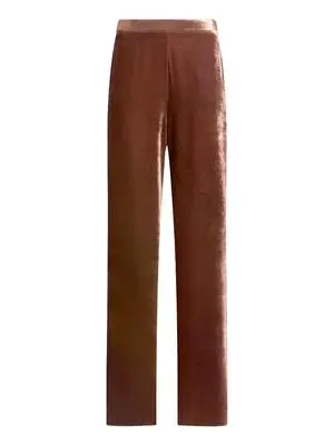 Etro ETRO Velvet Palazzo Trousers Pink