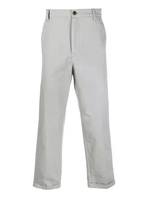 Kenzo Straight-leg Tailored Trousers - Grey