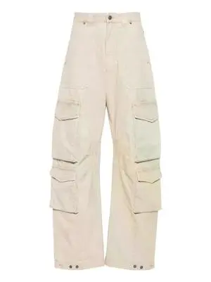 GOLDEN GOOSE Cotton Cargo Pants - Neutrals