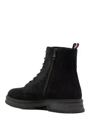 Tommy Hilfiger Suede Lace-up Boots - Blue