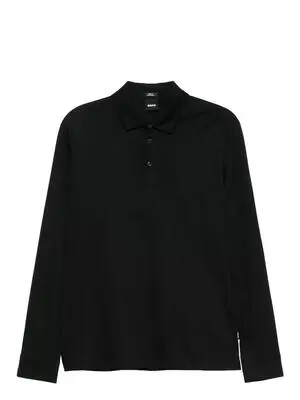 BOSS Cotton Polo Shirt - Black