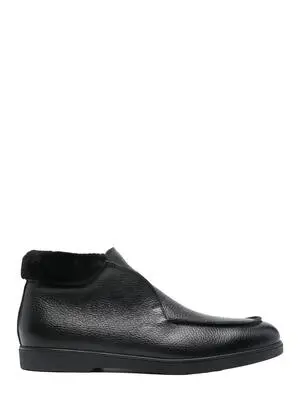 Casadei Cervo Leather Boots - Black